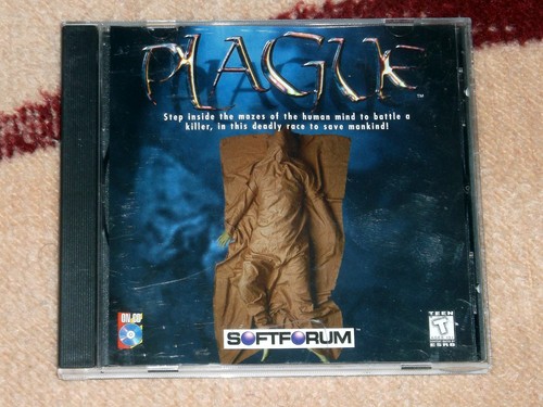 Plague Softforum Microforum very rare adventure game PC DOS CD in case ...