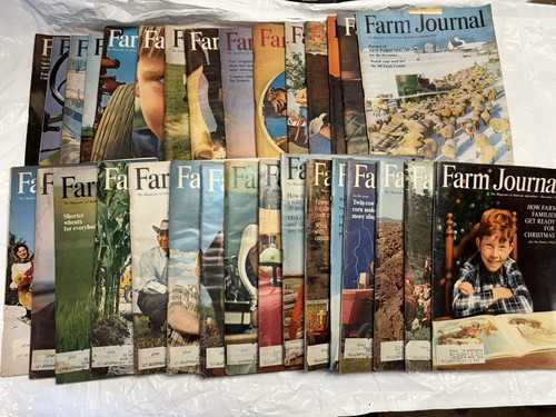 31 Farm Journal Magazine Issues 5/1971,10/1970,8/1969,8/1966 ...