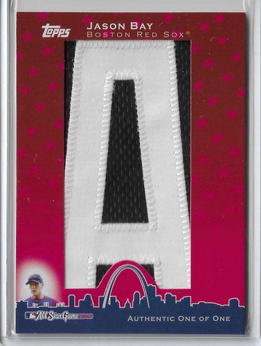 2010 Topps Jason Bay In The Name All-Star Letter Patch Relic INR-19 #1/ ...