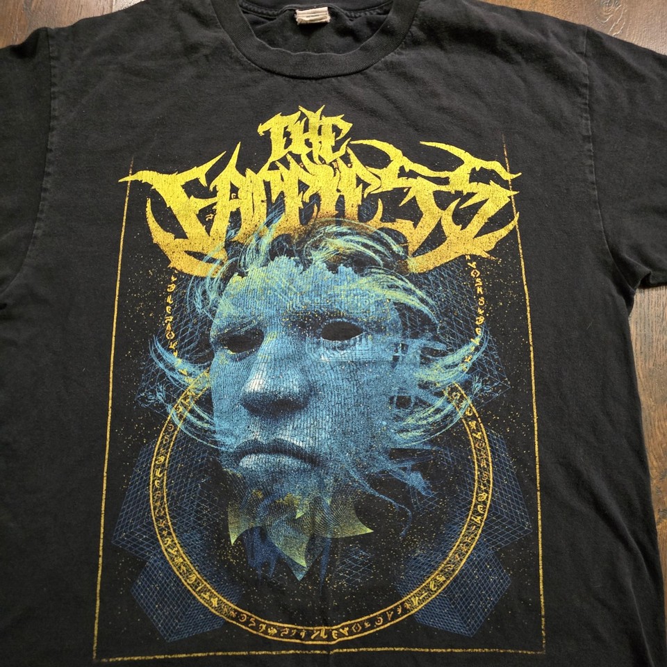 The Faceless Shirt Mens Large Black Death Metal Band Graphic Alstyle ...