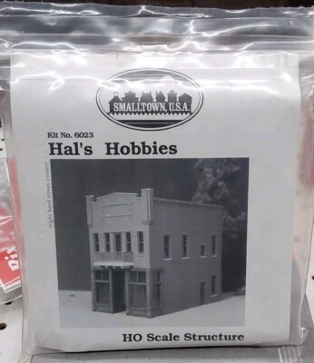Smalltown USA HO Scale Hal's Hobbies Structure Building Kit #6023 NISP ...