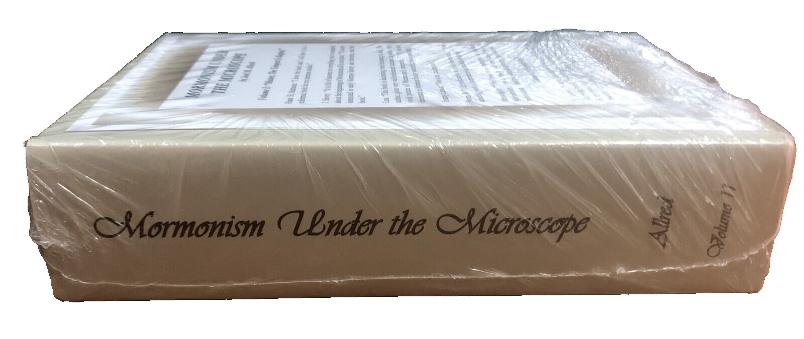 Hardcover Sealed Mormonism Under The Microscope Vol II Breaking Bad ...