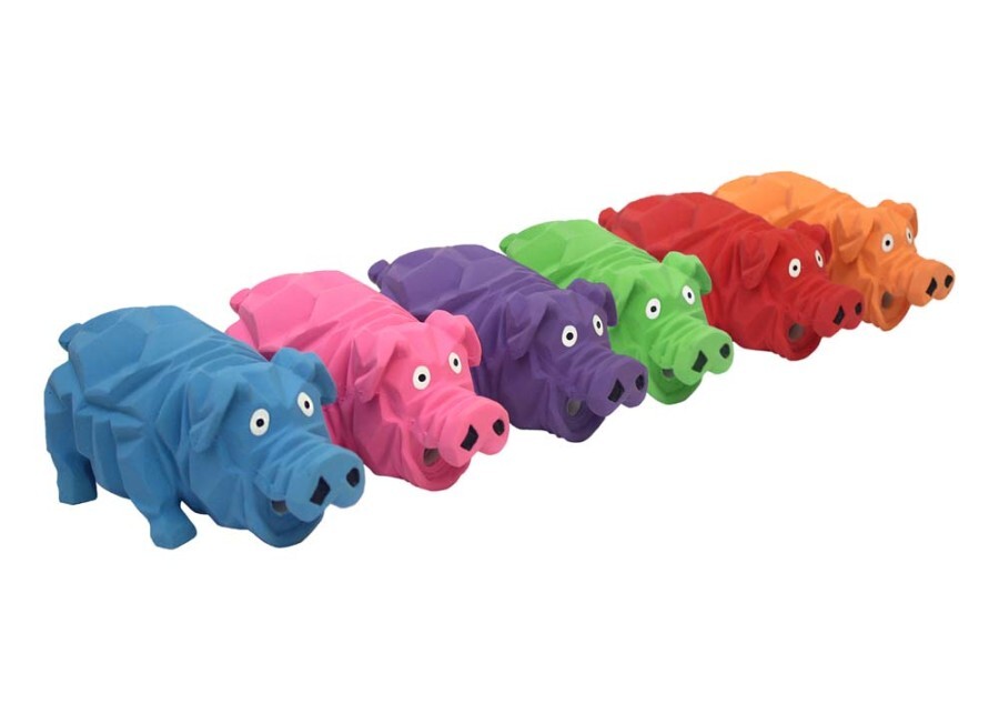 Multipet Latex Assorted Origami PIGS Dog Toy, 4" | eBay