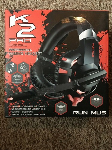 Run Mus K2 Pro High Performance Professional Gaming Headset. | eBay