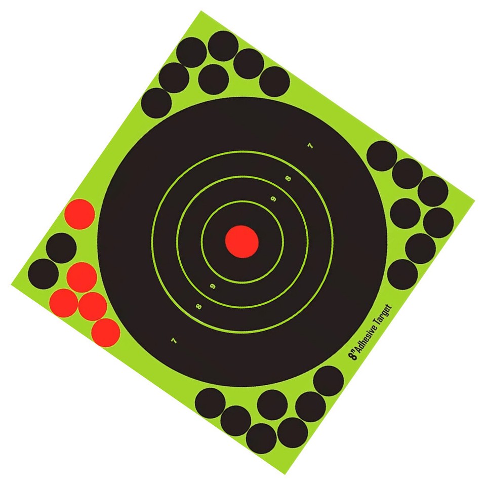 60 Pack 8" Shooting Targets Splatter Gun Rifle Paper Target Practice ...