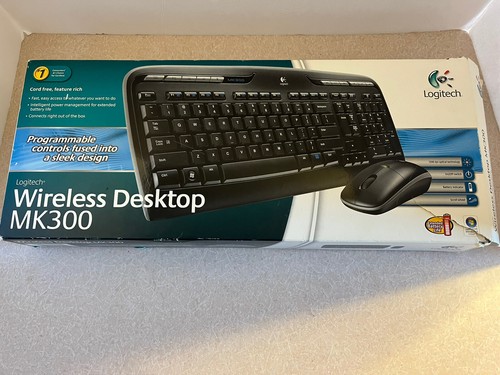 Logitech Wireless Desktop MK300 Wireless Keyboard Wireless Optical ...