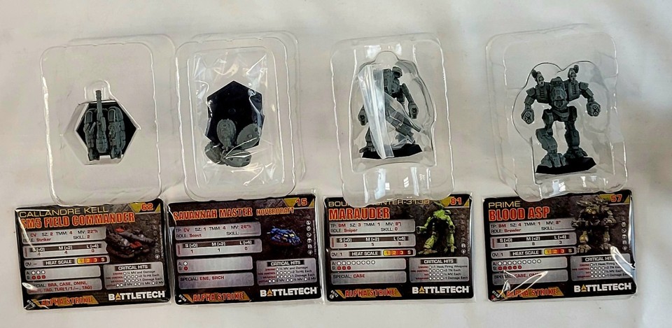 BattleTech Blind Box Bundle (Shadow Cat, Stormcrow A, Mad Dog A ...