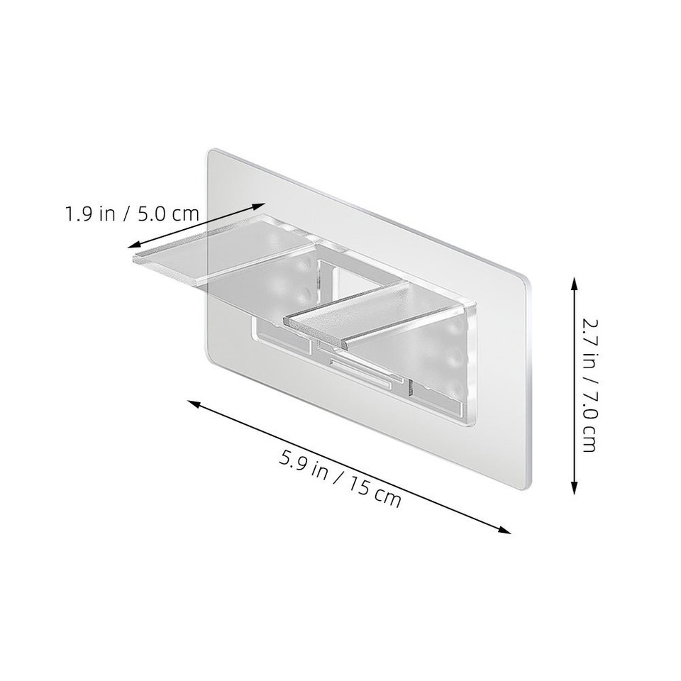 12 Pcs Nail Free Acrylic Shelf Supports Pegs for Household Cupboard ...