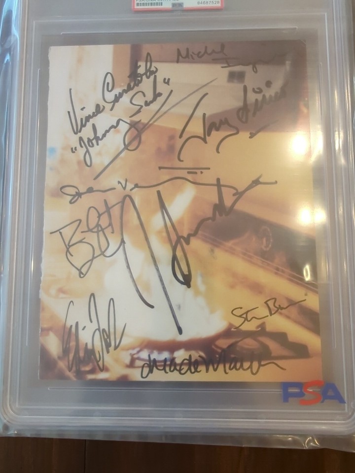 Sopranos James Gandolfini Cast Signed Book Page PSA Auto | eBay