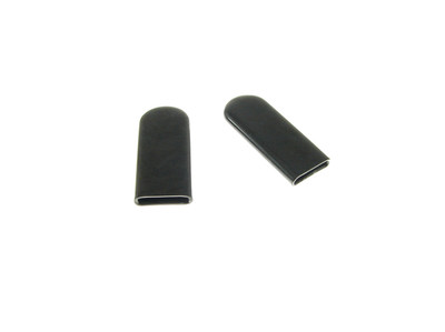 (2 PACK) Rectangular Black Vinyl Caps 1/8" x 3/4" x 2" Tall #056180 | eBay