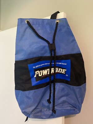 RARE VINTAGE POWERADE SPORTS BAG BACKPACK RETRO ORIGINAL COLLECTOR ...
