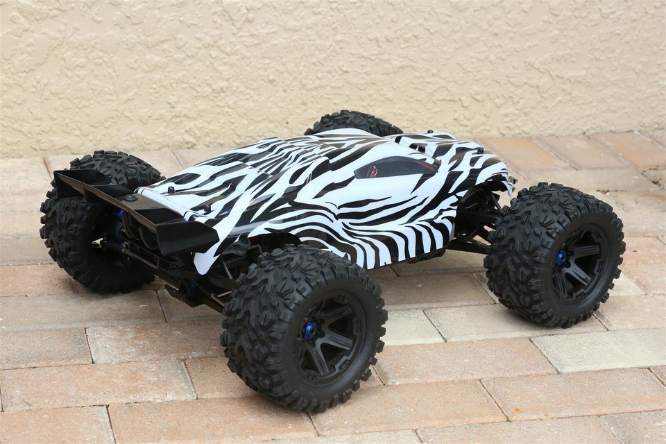 Custom Body Zebra Style for Traxxas E-Revo 2.0 1/10 Truck Car Shell ...