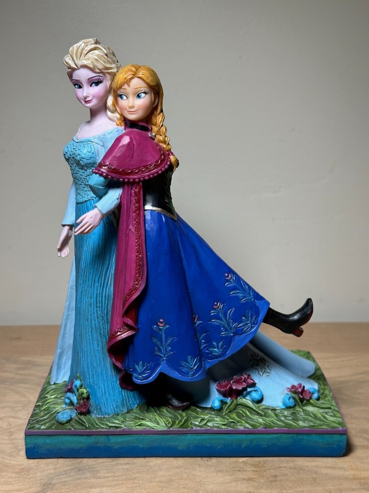 DISNEY TRADITIONS JIM SHORE ENESCO FROZEN ANNA & ELSA "SISTERS FOREVER ...