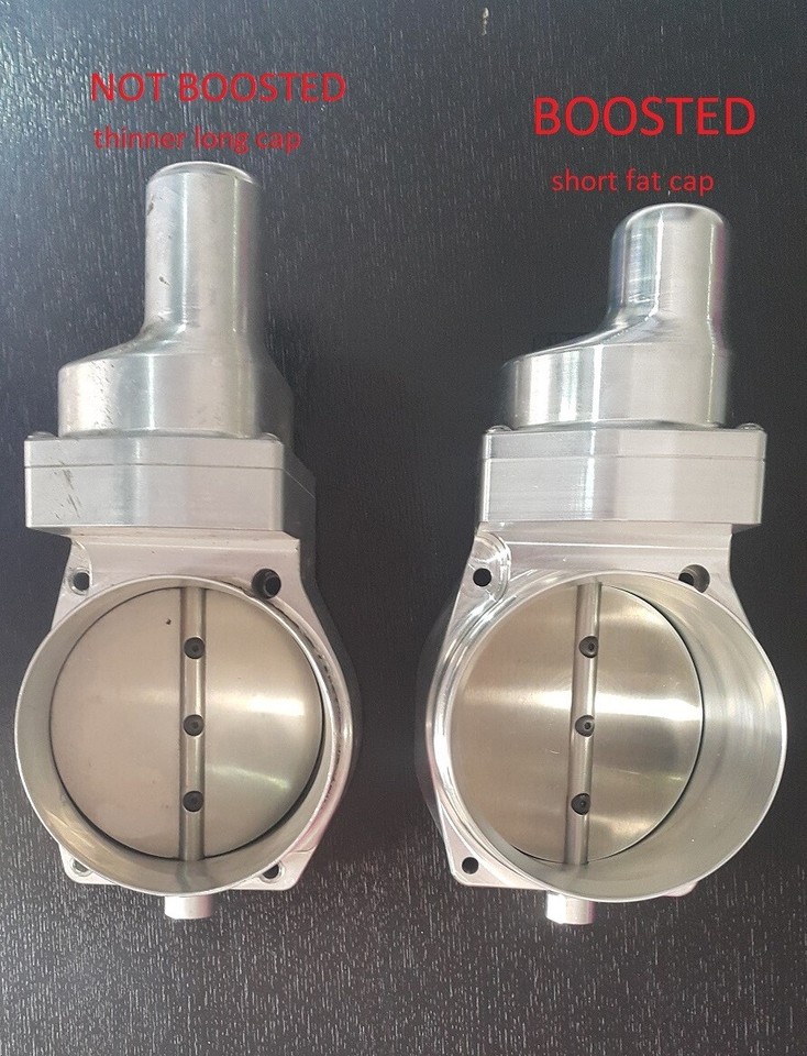 Black Boosted BILLET Electronic 102mm Throttle Body LSX LS1 LS2 LS3 LS7 ...