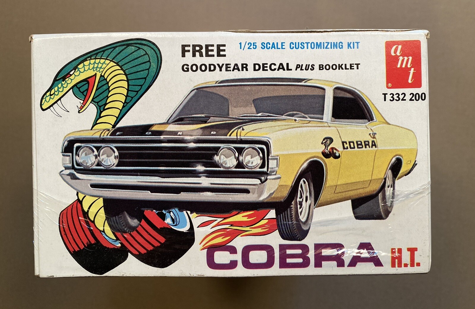 1969 AMT Ford Torino Cobra Hardtop Model Kit T332 200 - Rare! - Factory ...