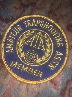 Vintage ATA Amateur Trapshooting Assn Member Shooting Related Patch 3 1 ...