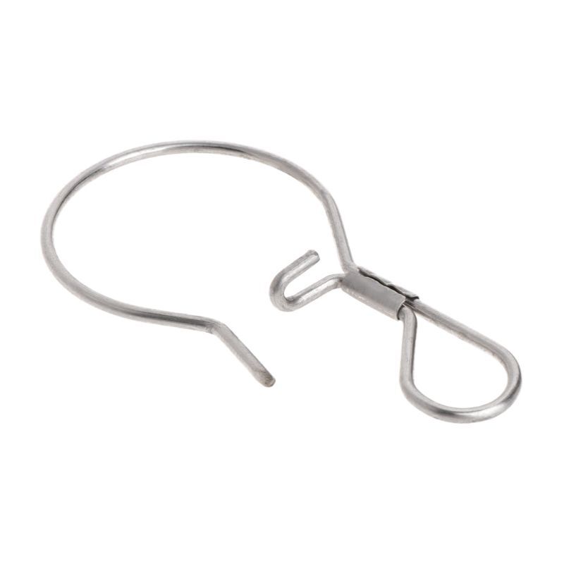 Steel Fish Lock Snaps Fishing Stringer Clip Freshwater Fishing Tackle ...