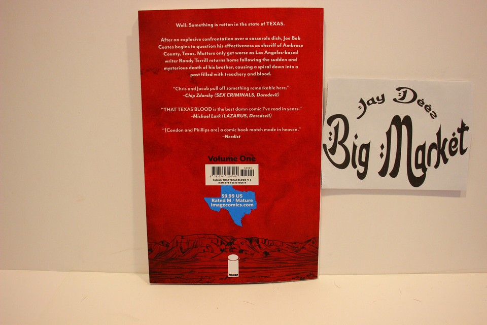 That Texas Blood Volume 1 TPB Chris Condon Jacob Phillips Image Comics ...