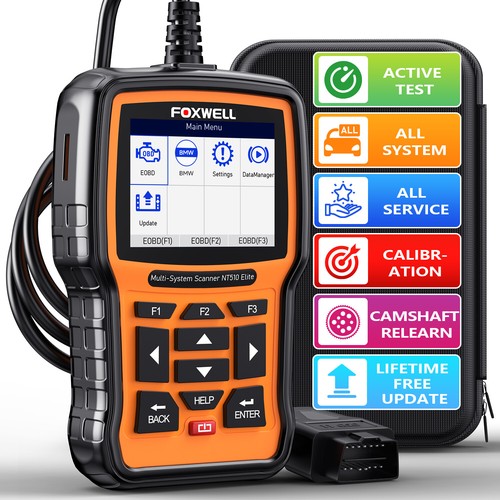 FOXWELL For HONDA Full System Diagnostic OBD2 Scanner Auto VIN Throttle ...