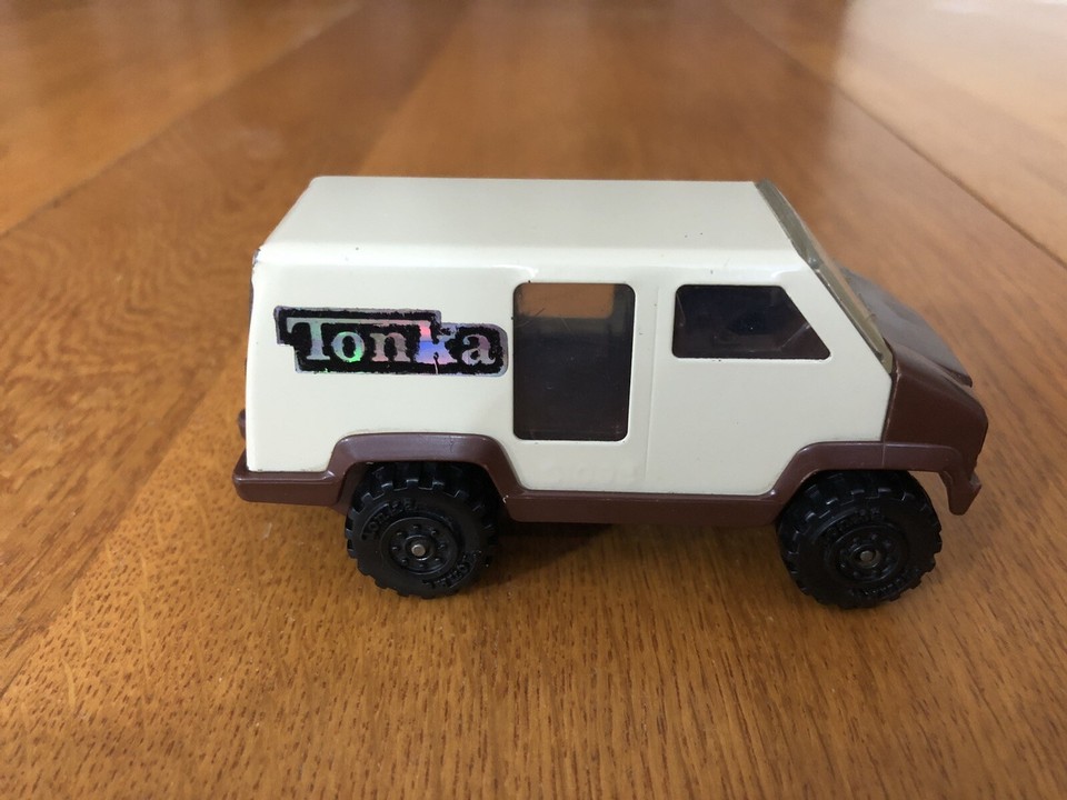 VINTAGE 1978 TONKA BROWN TAN CARGO VAN PRESSED STEEL USA MADE 4” TOY | eBay