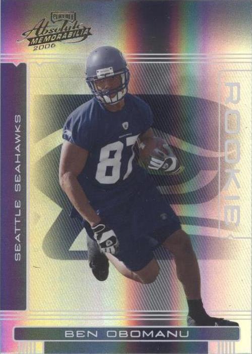 2006 Playoff Absolute Memorabilia - Rookie Ben Obomanu #166 /999 (RC ...