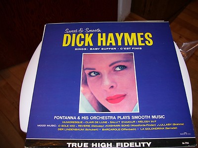 DICK HAYMES/FONTANNA & ORCHESTRA SWEET & SMOOTH-LP-NM-PALACE WHITE ...