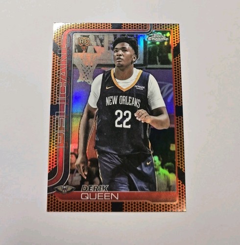 Derik Queen 2025-26 Topps Chrome Basketball Refractor #263 Rookie RC ...