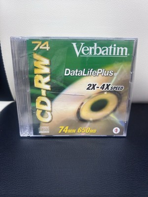 VERBATIM CD RW 650MB 20 PACK COMPACT DISC 74 MIN New | eBay