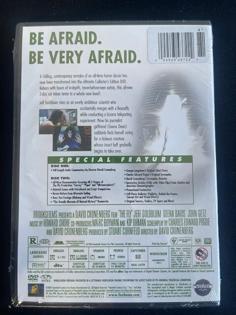 The Fly (DVD, 1986) for sale online | eBay