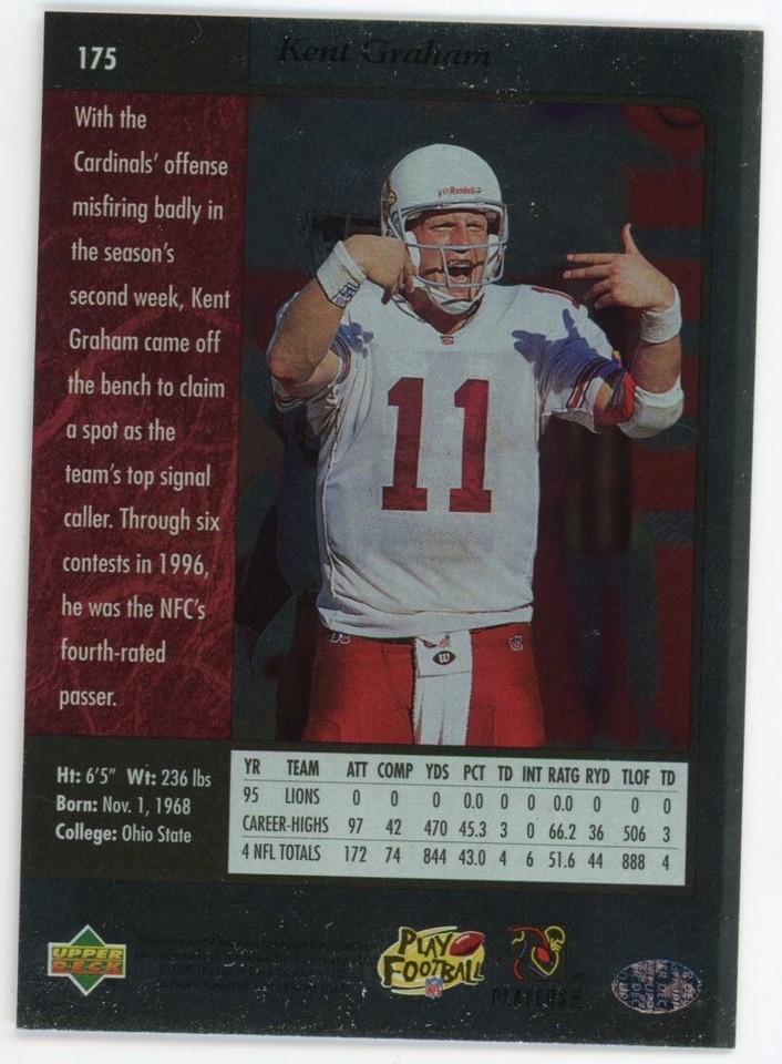 1996 SP Kent Graham #175 Football | eBay