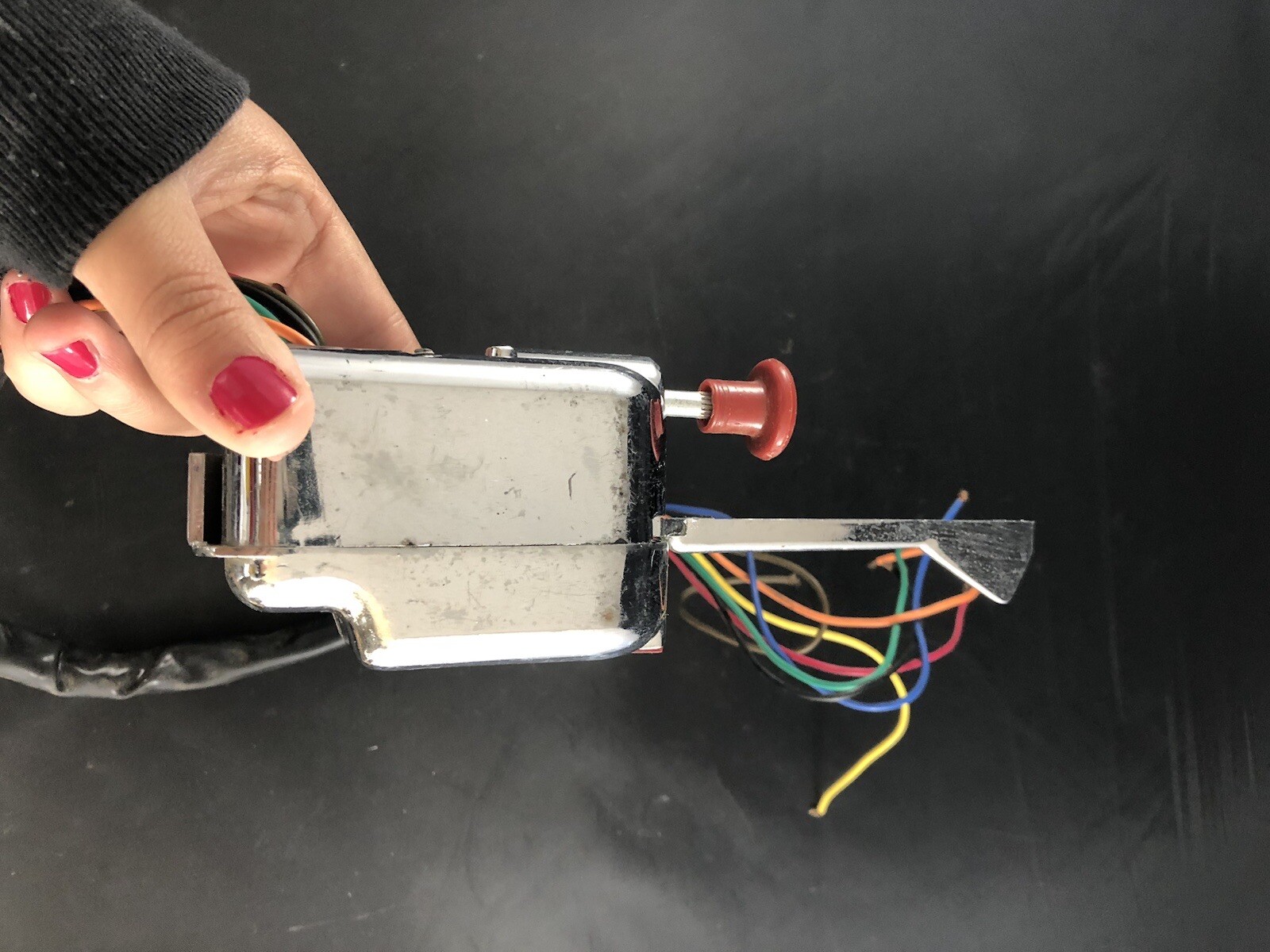 New Chrome 12V Universal Street Hot Rod Turn Signal Switch For FORD ...