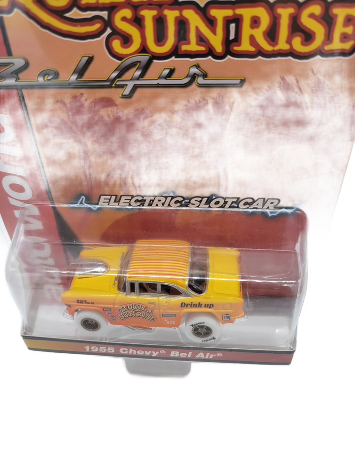 Auto World Exclusive '55 Chevy Bel Air I Wheel Tequila Sunrise Only 46 ...