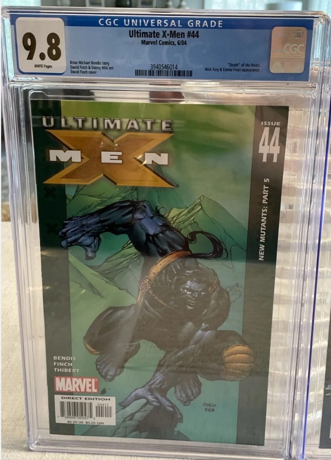 X MEN BEAST VS SENTINEL DIORAMA CUSTOM STATUE 1/4 RARE + CGC 9.8 ...
