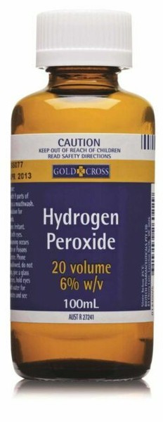 Gold Cross Hydrogen Peroxide 20Vol 6% 100ml Bottle (9314949260229) for ...