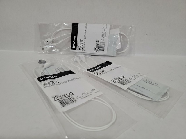 Invue Micro Plunger Sensor Straight Cable White ZB2008-W for sale ...