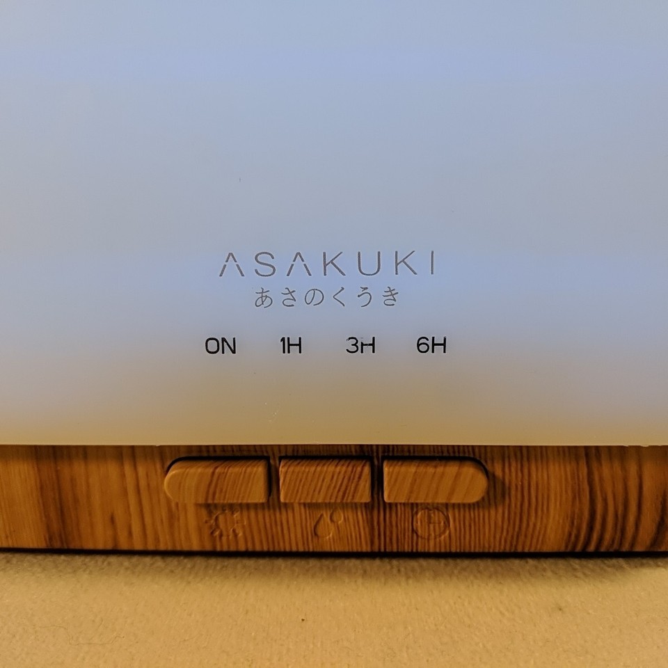 Asakuki Ultrasonic Essential Oil Diffuser 700ml 5 in 1 Cube LED Color ...