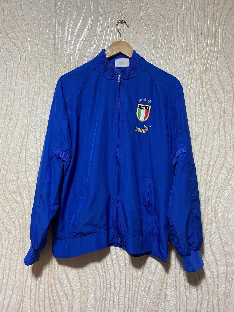 ITALY 2005 2006 FOOTBALL SOCCER TRACK JACKET PUMA sz M MEN ITALY 2005 2006 FOOTBALL SOCCER TRACK JACKET PUMA sz M MEN