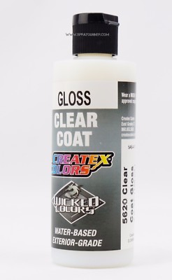 Createx Colors 5620 Clear Coat Gloss 4oz water-based top coat indoors & hobbies | eBay