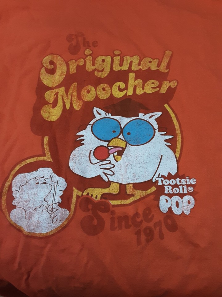 Mens Size 3X Tootsie Pop Original Moocher T Shirt Licensed Sucker Mr ...