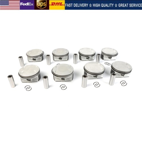 8pcs New Pistons & Rings Set For BMW 550i 650i X5 E60 E61 E63 E65 ...