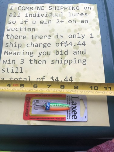 LUHR-JENSEN LAXEE SPOON green orange with COMBINED SHIPPING | eBay