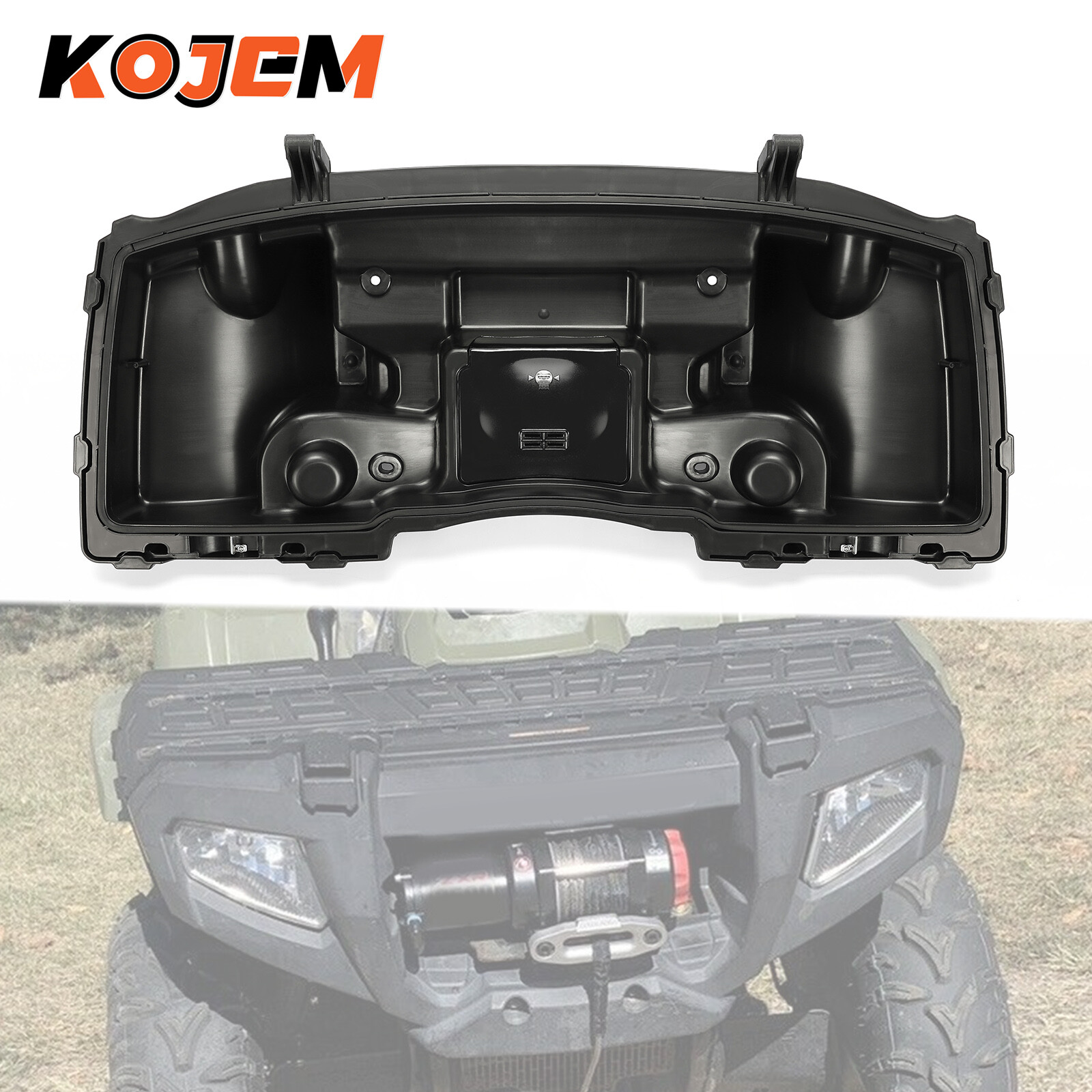 For 05-10 Polaris Sportsman 400 450 500 800 Front Lower Cargo Rack Box ...