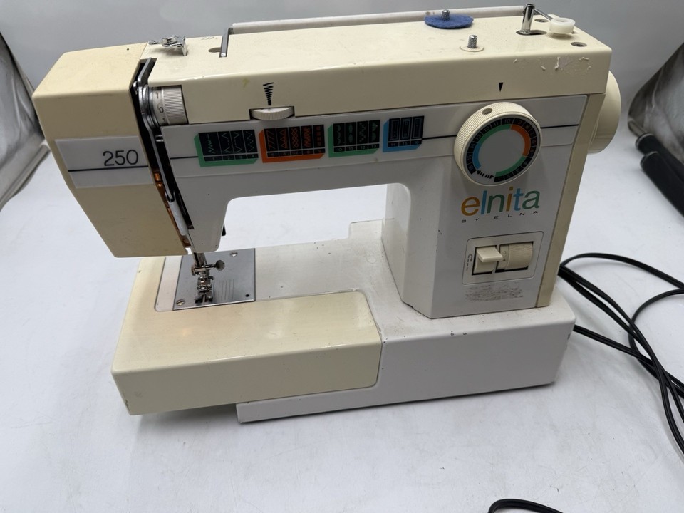 Elnita By Elna 250 Sewing Machine - TESTED | eBay
