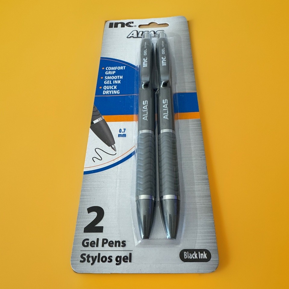 Inc. Alias Black Ink Gel Pens | eBay