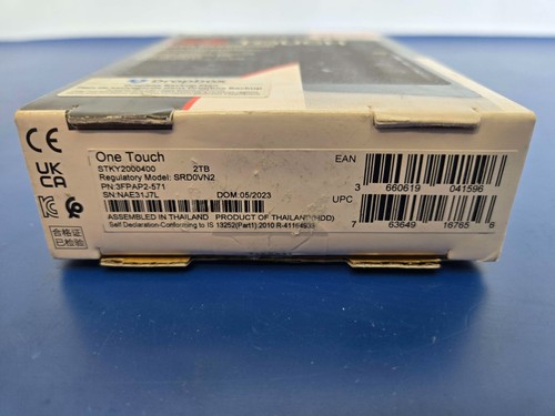 Seagate One Touch 2TB Portable Drive - STKY2000400 | eBay