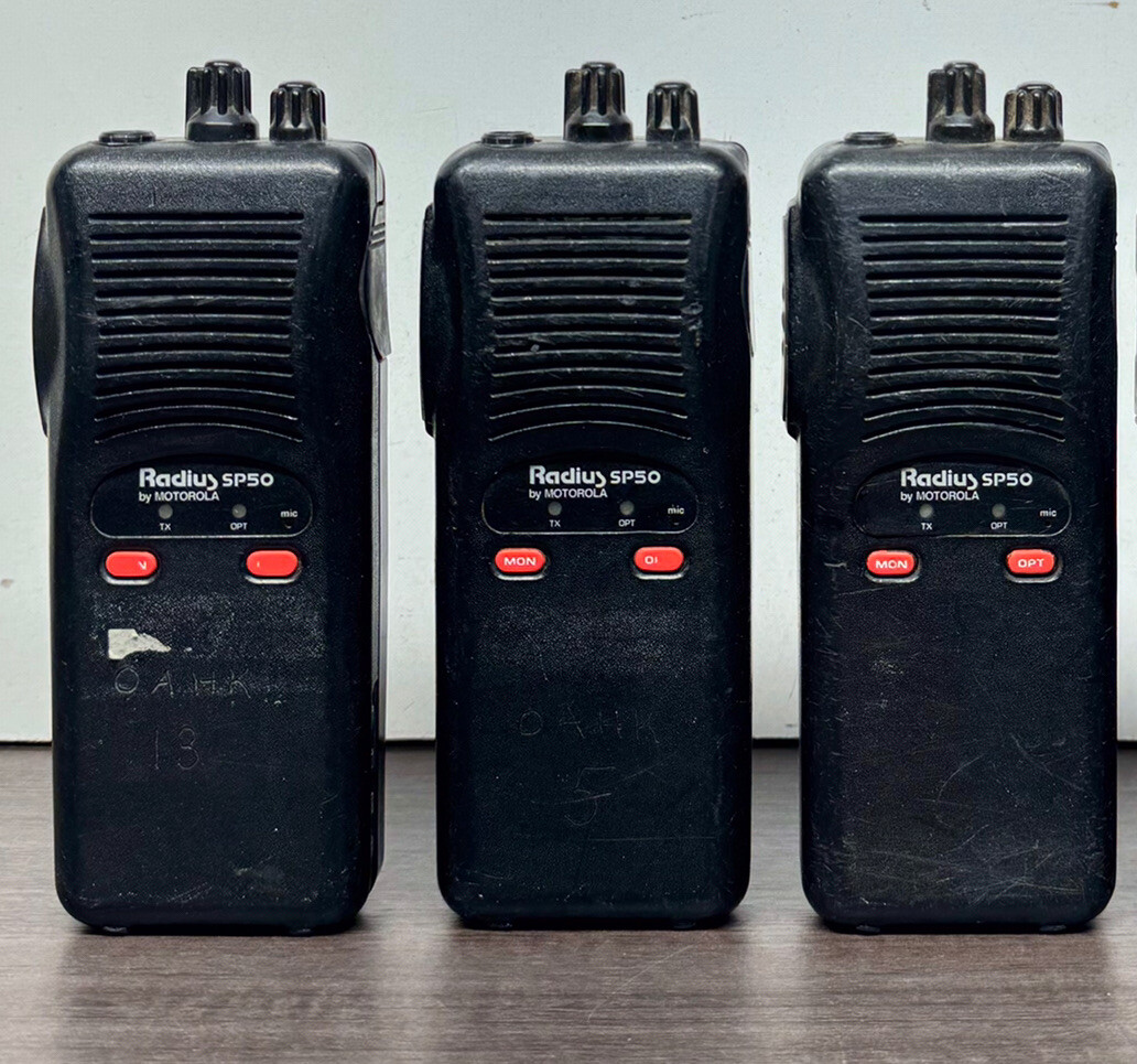 Motorola Radius SP50 Radios *LOT OF 3* #TL-738 | eBay
