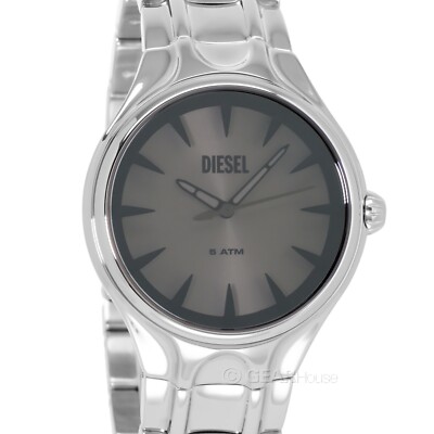 DIESEL Metamorph Streamline Mens Watch, Chrome Silver Stainless Steel ...