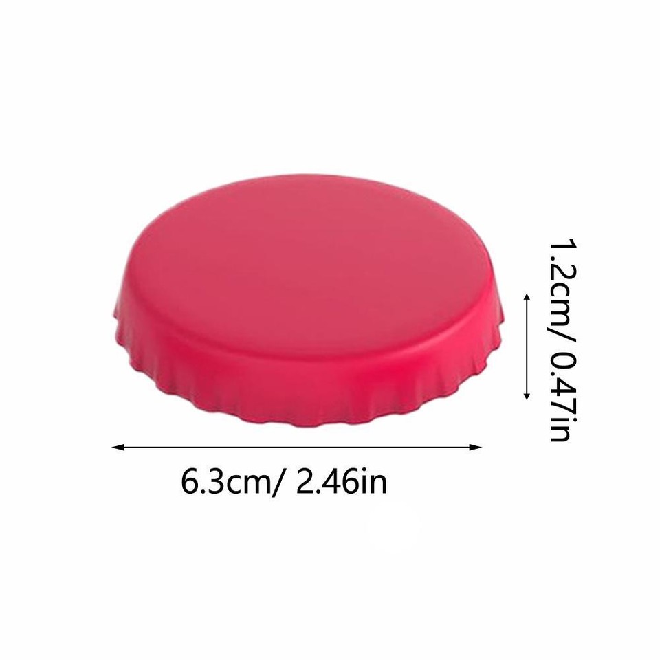 6PCS Silicone Can Lid Leak Proof Soft Sealing Cap Reusable Caps Fresh ...