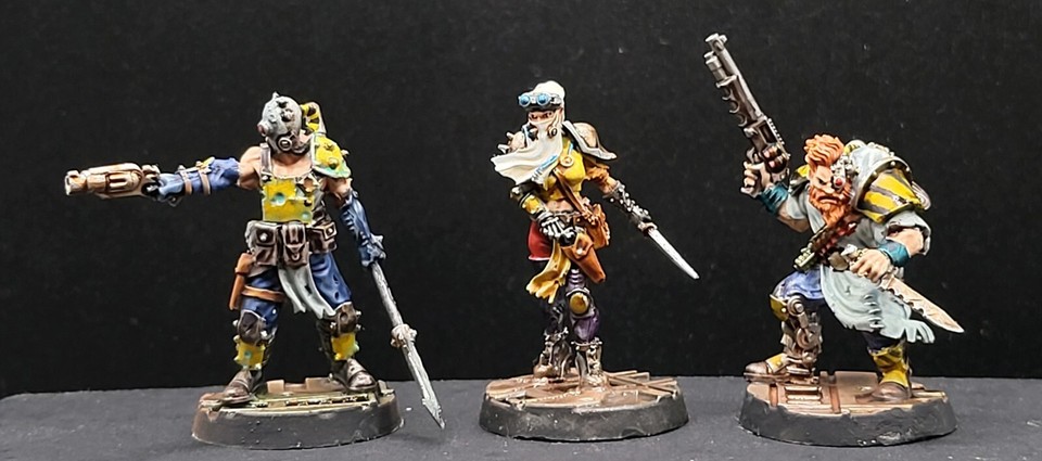 Painted set Necromunda Hired Guns WH40K collection miniatures for ...