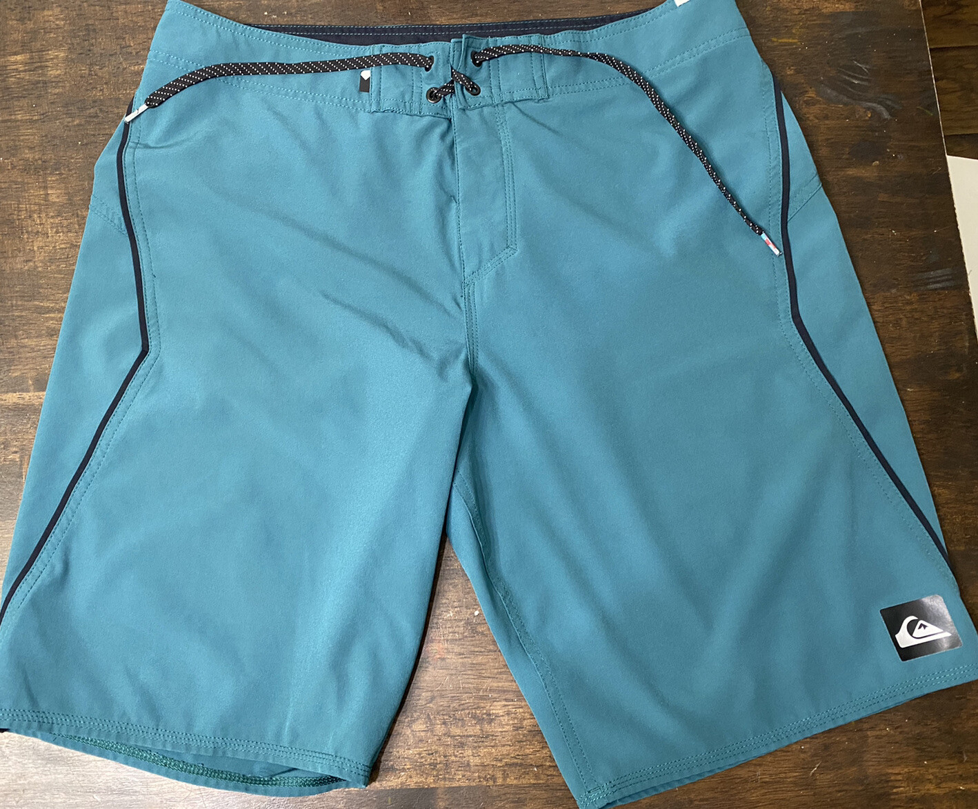 Quicksilver Green Swim Trunk Board Shorts Men's Size … - Gem